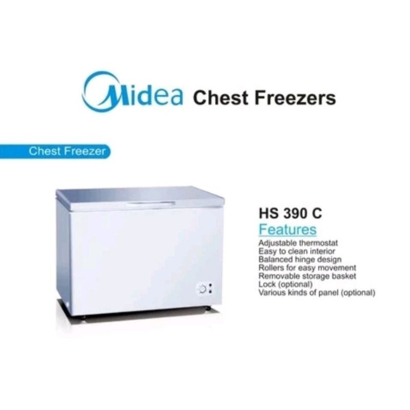 Jual BOX FREEZER MIDEA 300LITER - HS390CK CHEST FREEZER MIDEA 300L ...