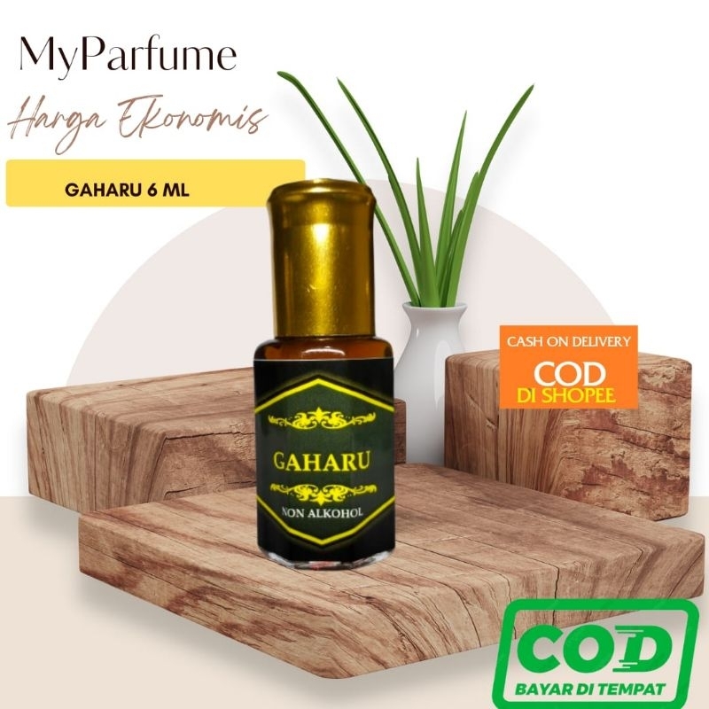 Jual Parfum Minyak GAHARU Oud Minyak Wangi Gahru Arab Saudi Murni Rol On 6 ml Non Alkohol Parfum ...