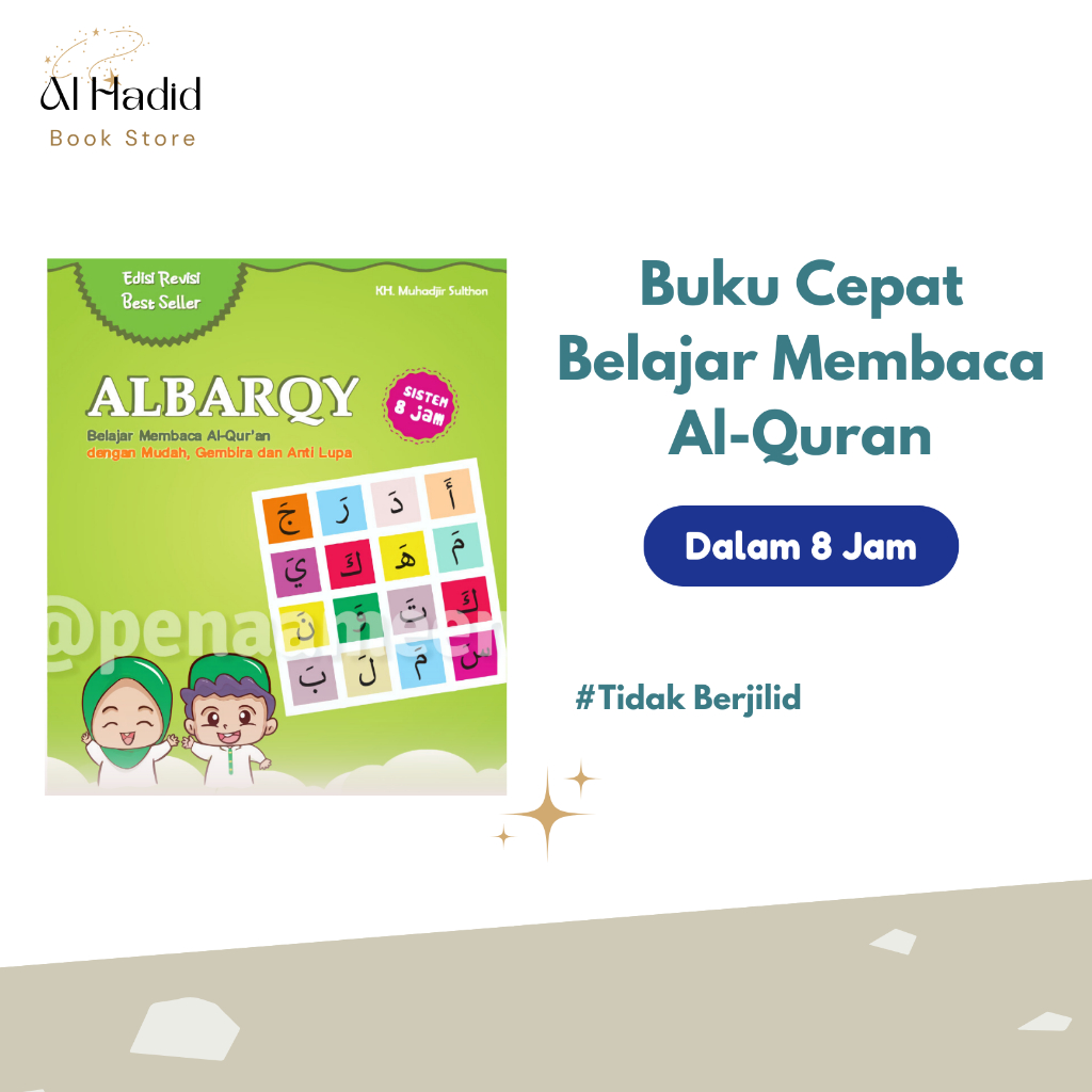 Jual Buku Belajar Cepat Membaca Alquran Praktis Metode Al Barqy Hanya 8 ...