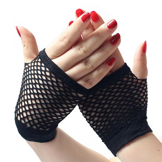 Jual SARUNG TANGAN PENDEK FISHNET JARING HARAJUKU GOTHIC FASHION GLOVE ...
