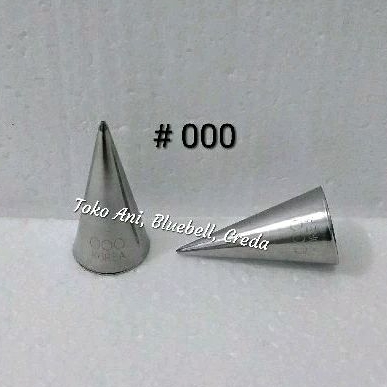 Jual Ateco Small Round Piping Tip # 000 / Ateco Spuit Bulat Polos # 000 ...