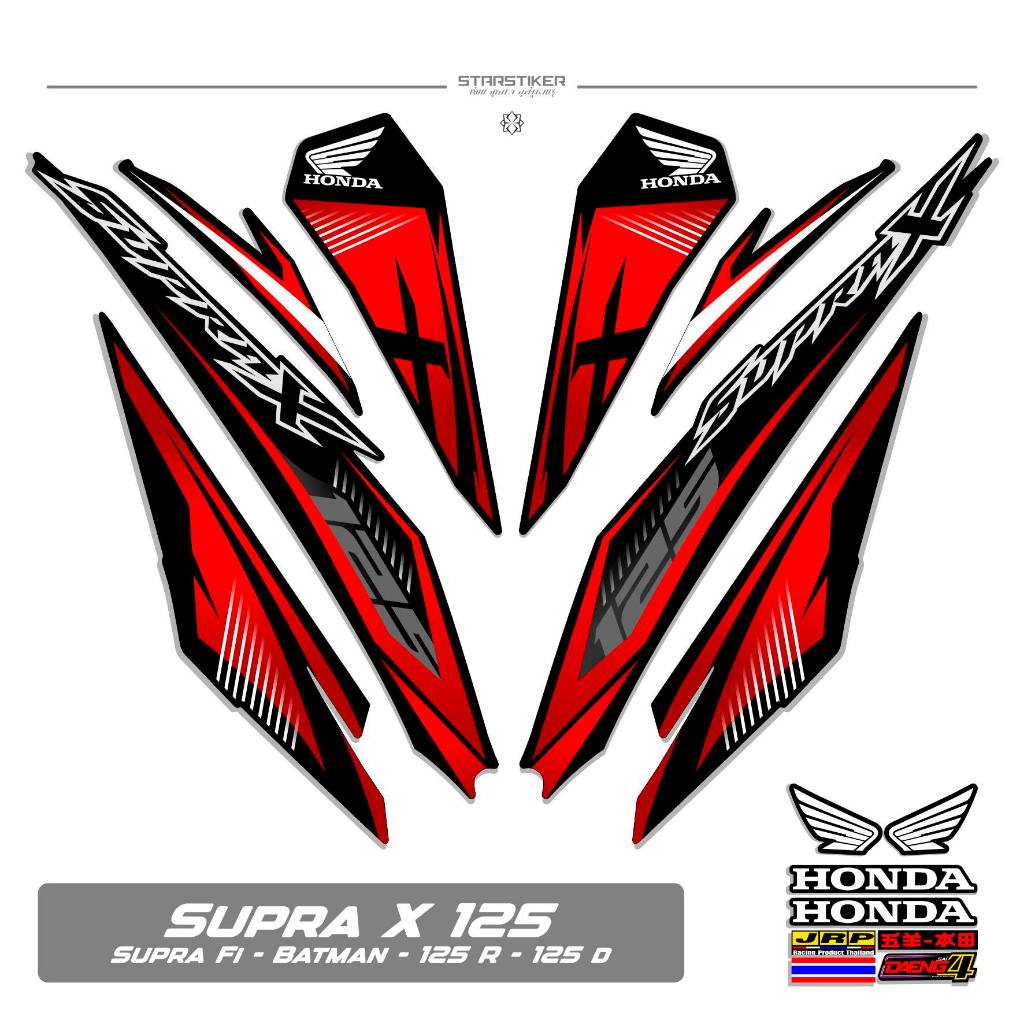Jual STRIPING SUPRA X 125 R NEW MTF [H8] / STIKER SUPRA X 125 FI ...