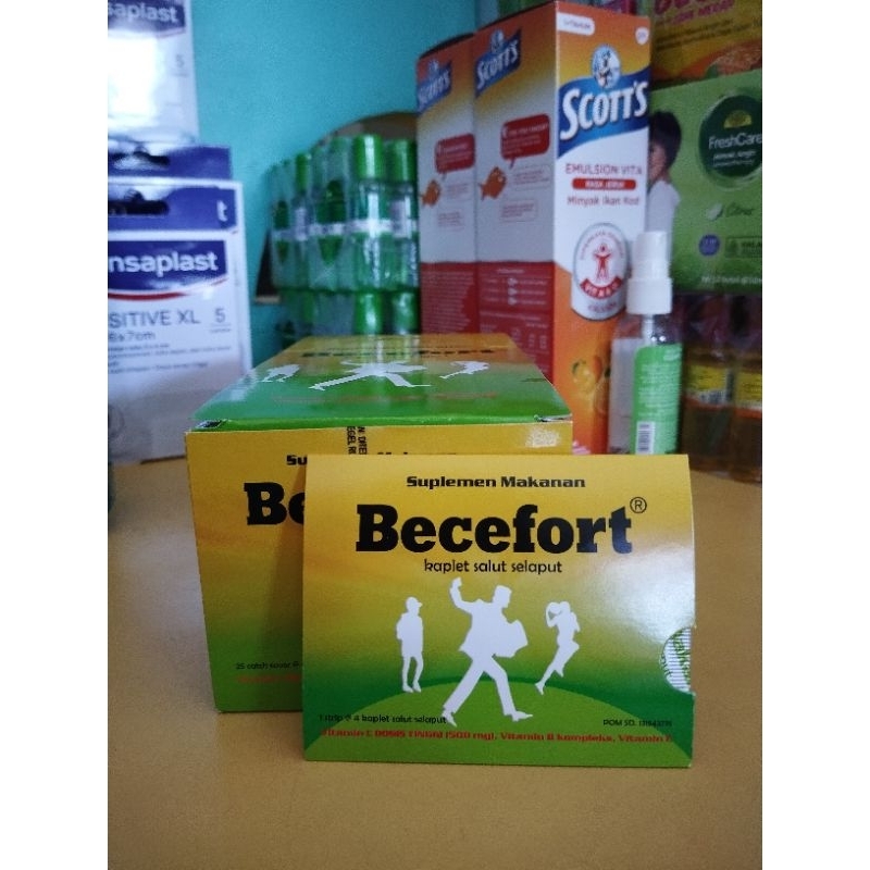 Jual Becefort Tab - 1 strip isi 4 kaplet - Multivitamin Dewasa | Shopee ...