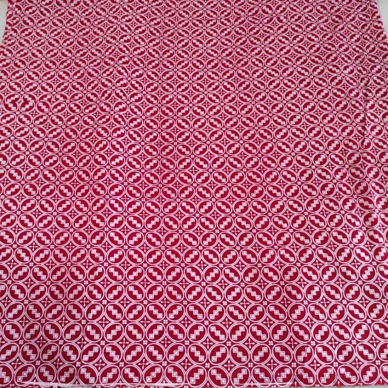 Jual KAIN BATIK WARNA MERAH PUTIH / KAIN BATIK LAWASAN TRUNTUM SENO ...