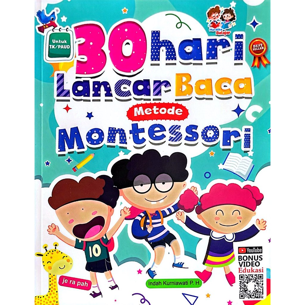 Jual 30 HARI LANCAR BACA METODE MONTESSORI KURIKULUM MERDEKA (FREE GIFT ...
