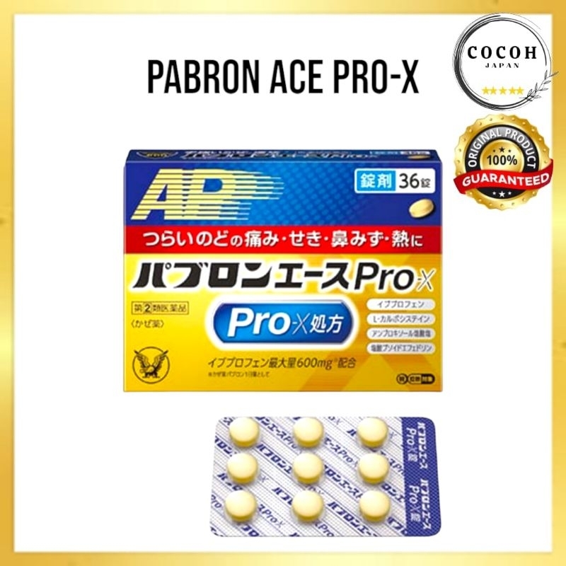 Jual Pabron Ace Pro-X Obat Flu, Demam, Sakit Tenggorokan 100% Original ...