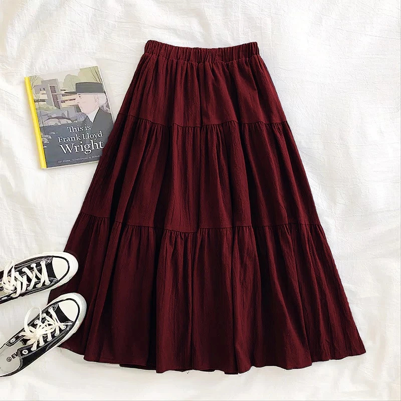 Jual Rok Susun Clara - Rok 3 susun - Rok rempel - Rok wanita Polos ...
