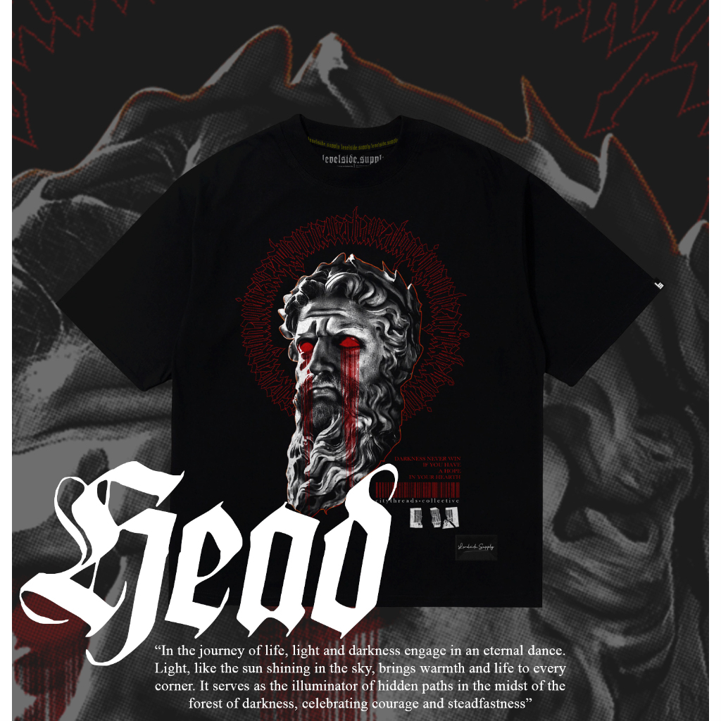 Jual Kaos Distro Premium Sablon Plastisol Regular Fit Tshirt HEAD ...