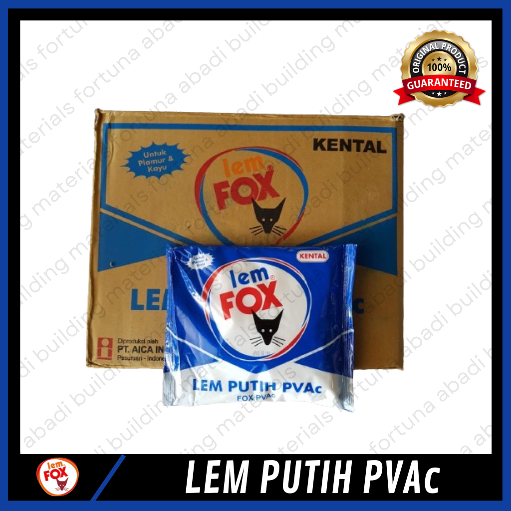 Jual Lem Fox PVac Warna Biru Ukuran 350 600gram Lem Fox Putih | Shopee ...