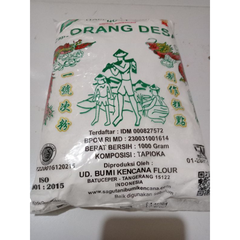 Jual Tepung Tapioka cap orang desa 1 kg | Shopee Indonesia