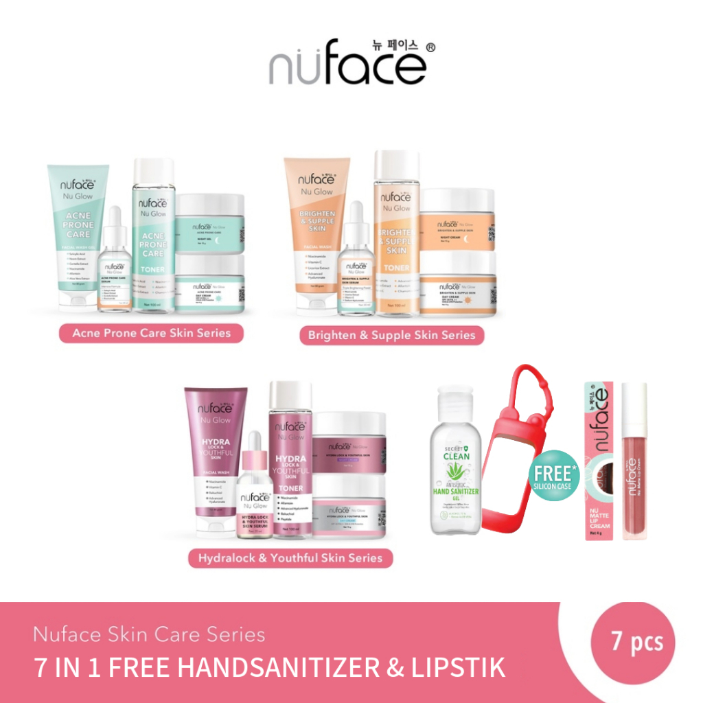 Jual [5IN1] Nuface Skincare Fuji Paket Perawatan Mencerahkan Wajah ...