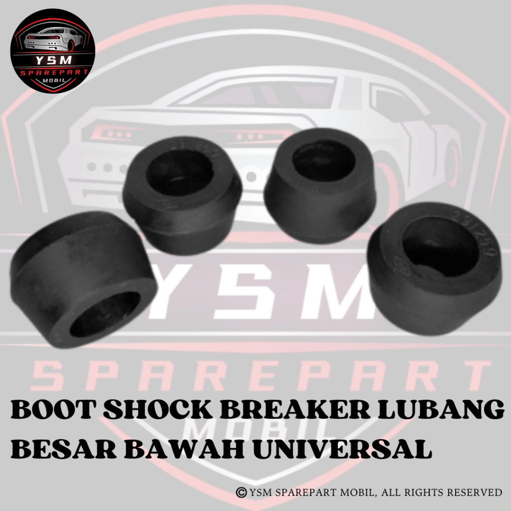 Jual KARET BOOT SHOCK BREAKER LUBANG BESAR BAWAH UNIVERSAL (Harga Untuk ...