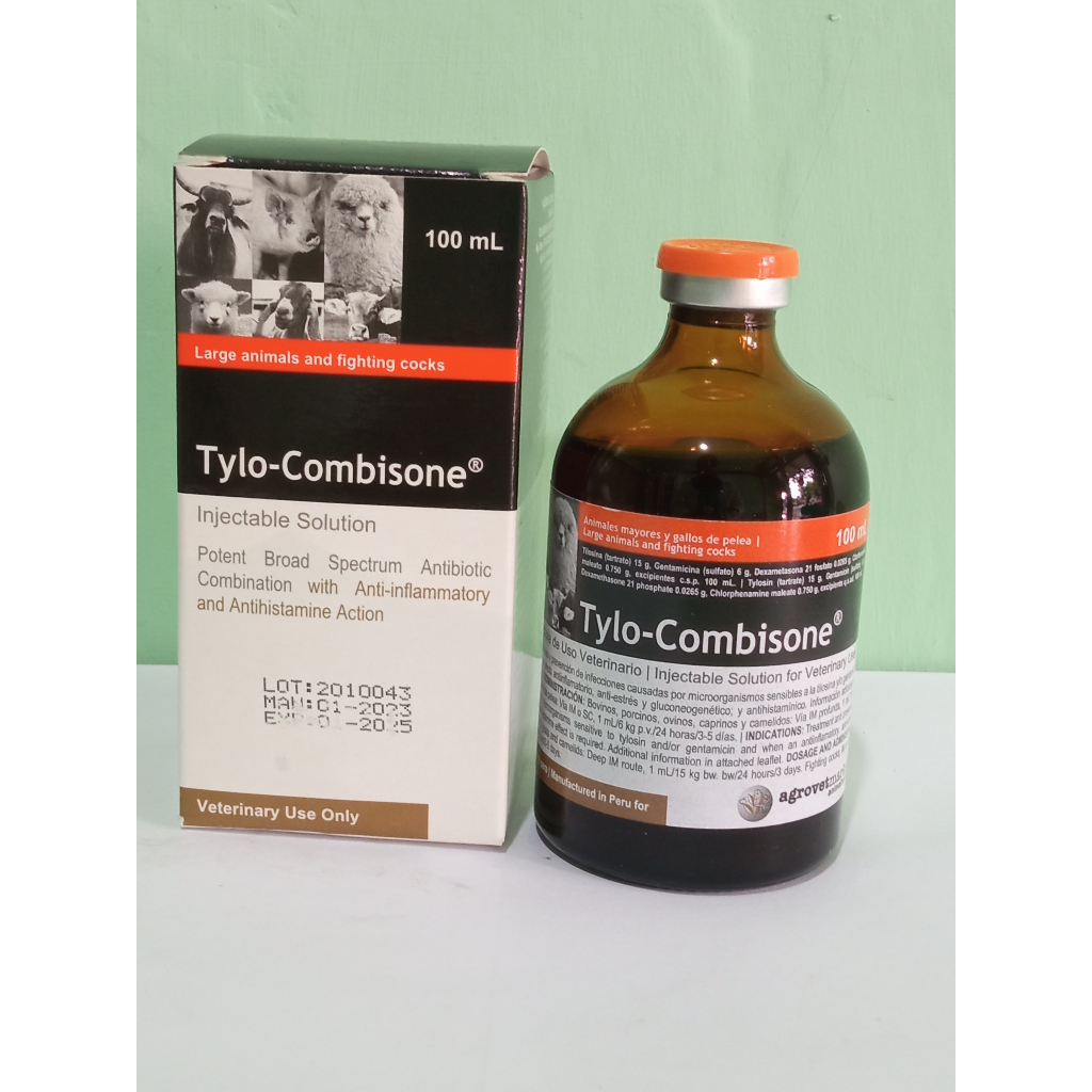 Jual TYLO COMBISONE 100 ml - Obat Hewan Antibiotik Infeksi Pernapasan ...