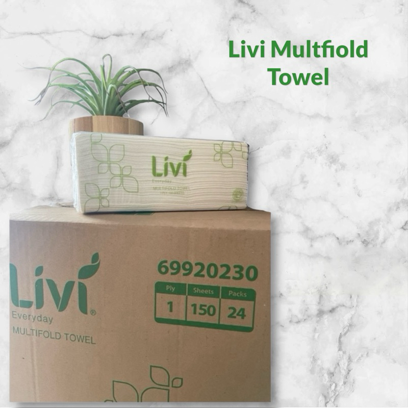 Jual Tissue Livi Towel Multifold Everyday(Dus) | Shopee Indonesia
