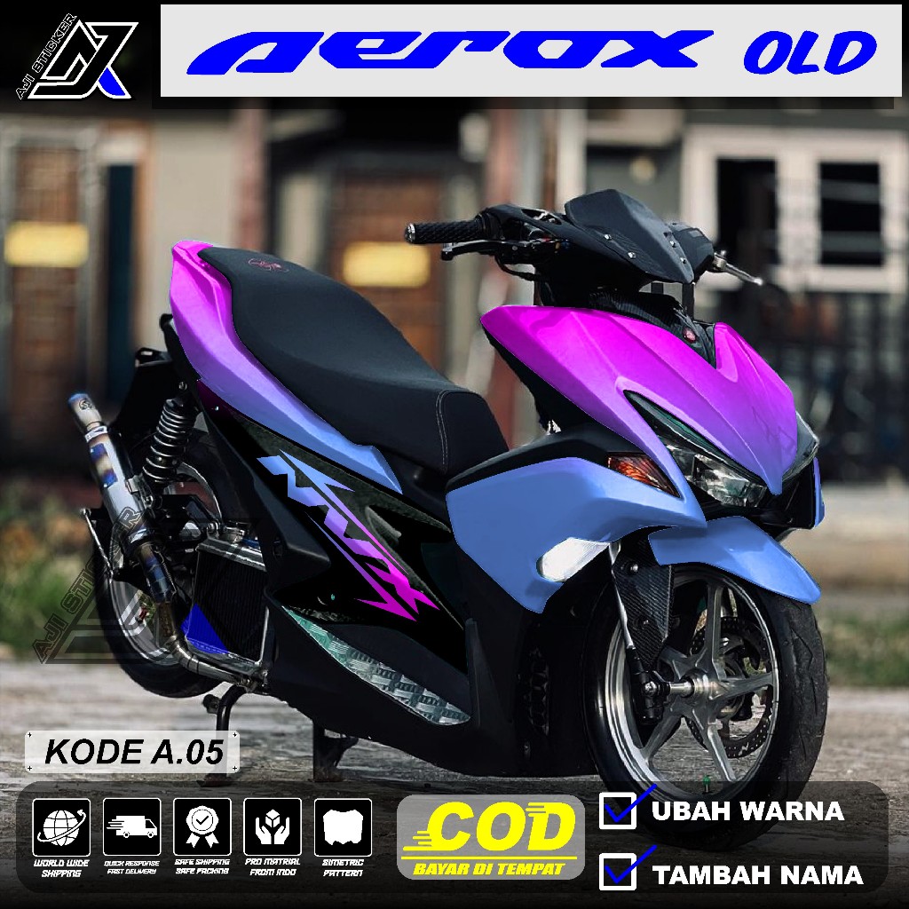 Jual (COD) TERBARU decal aerox 155 full body - sticker aerox 155 ...