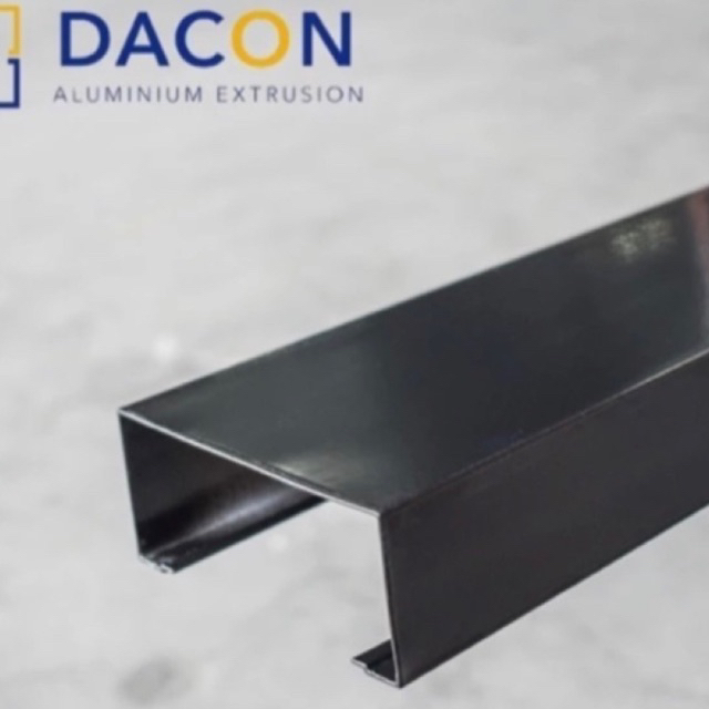 Jual Aluminium Dacon Kusen 3" 0428 Kusen Polos Aluminium Batangan | Shopee Indonesia