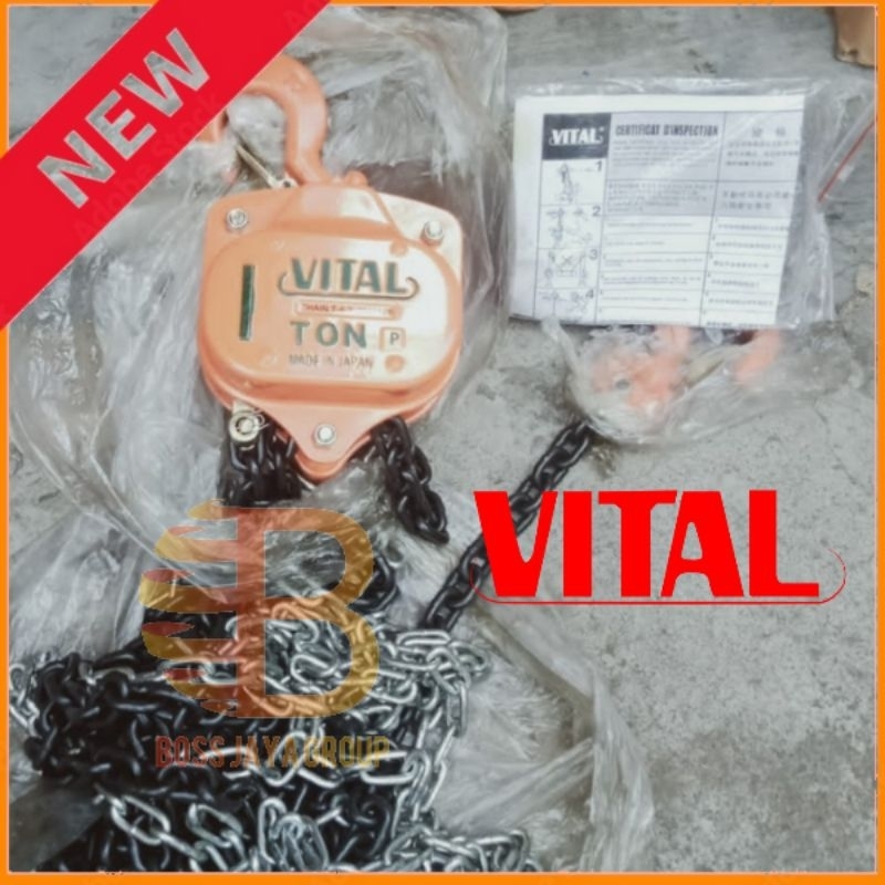 Jual Chain block 1 ton x 10 Meter Vital Japan | Shopee Indonesia