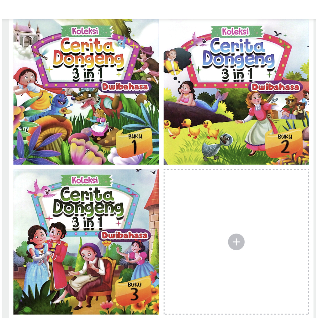 Jual [Mind To Mind] Buku Cerita Bilingual - Koleksi Cerita Dongeng 3 in ...