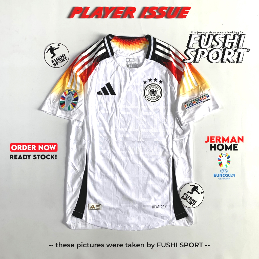 Jual Player Issue | Jersey Baju Bola Jerman Home EU 2024 New Heat Rdy | Shopee Indonesia