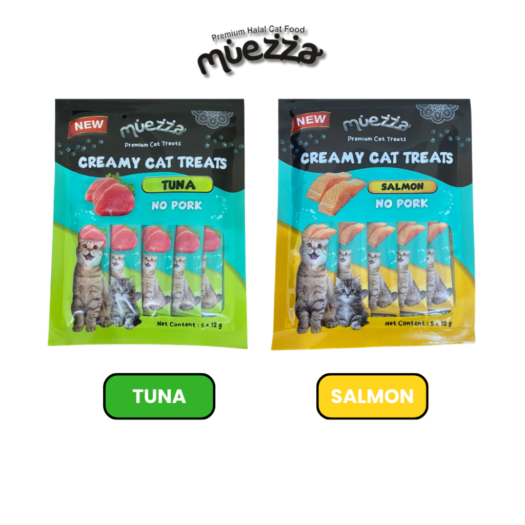 Jual Muezza Snack Kucing - Creamy Treats 1 pack - All Varian | Shopee ...