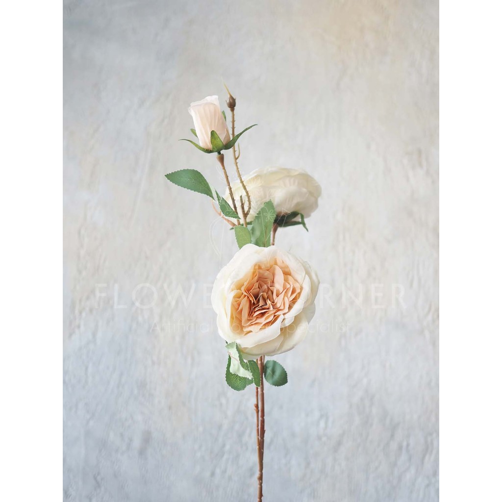 Jual Bunga Artificial Garden Rose Spray 3 Kuntum (B24018) | Shopee ...