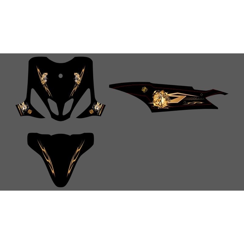 Jual STRIPING STICKER YAMAHA MIO SPORTY/SMILE DESIGN ANIME TRANSPARAN ...