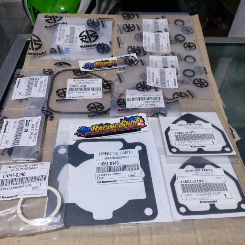 Jual PAKET HEMAT Paking Top set Kawasaki Ninja RR R SS Originall Kawasaki | Shopee Indonesia