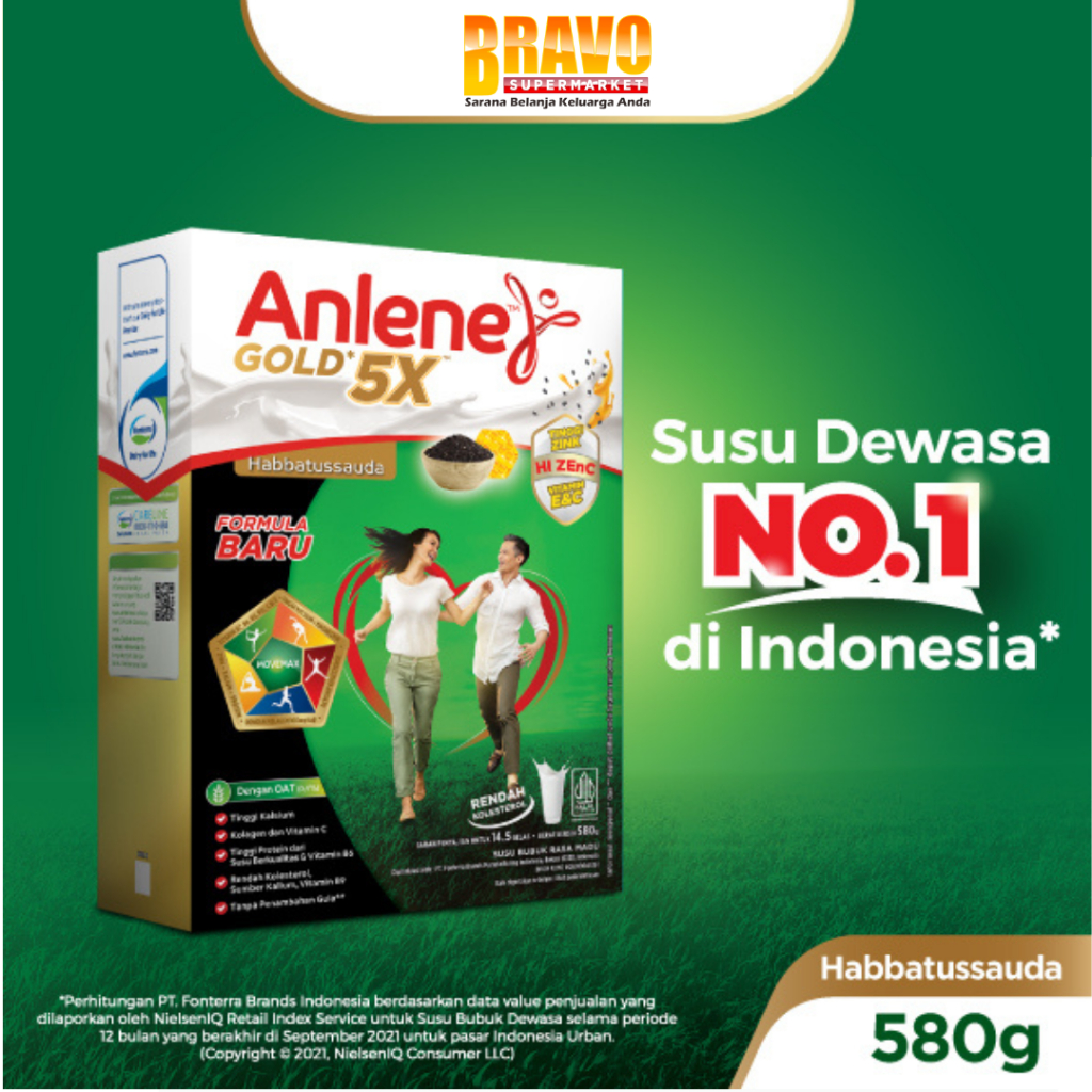 Jual Bravo Bojonegoro - Anlene Gold 5X Habbatussauda Susu Bubuk Dewasa ...