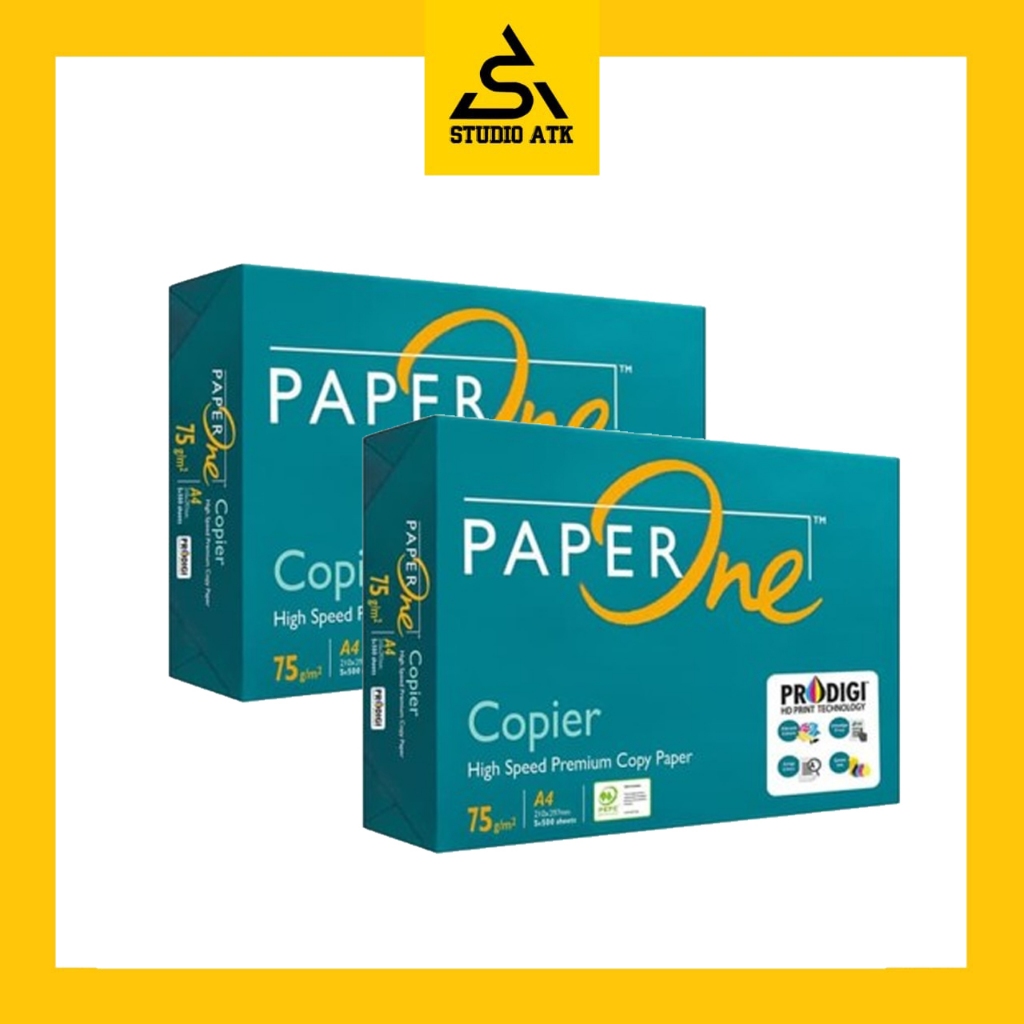 Jual Kertas HVS Paper One A4 75gram (box/5rim) | Shopee Indonesia