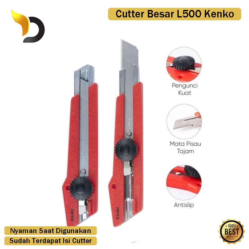 Jual Cutter Kenko L500 Pemotong Kertas Serbaguna Kater Besar Premium ...