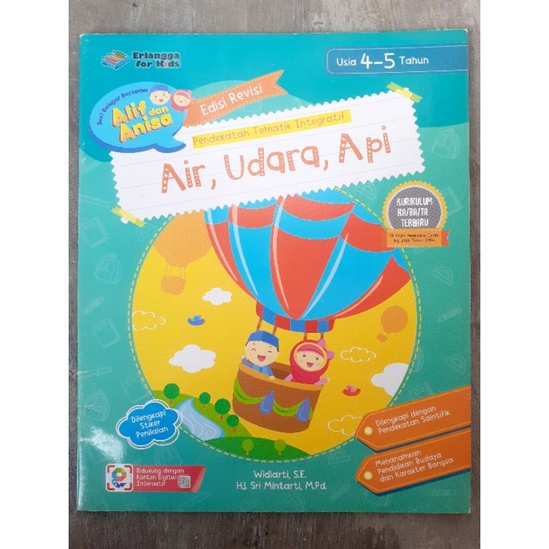 Jual BUKU TEMA AIR UDARA API TK A USIA 4-5 TH | Shopee Indonesia