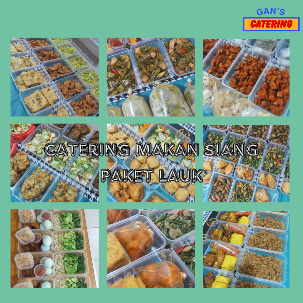 Jual Catering Makan Siang Murah / Paket Lauk / 5 Hari Kerja (Senin ...