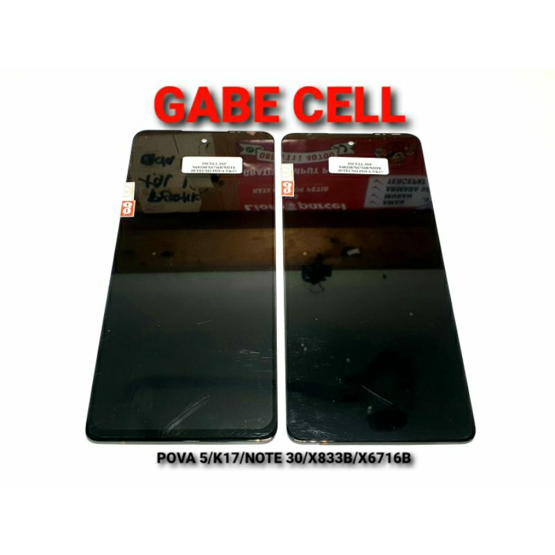 Jual LCD INFINIX NOTE 30/POVA 5/K17/X6833/X6833B/X6716B FULLSET TOUCHSCREEN INCELL | Shopee ...