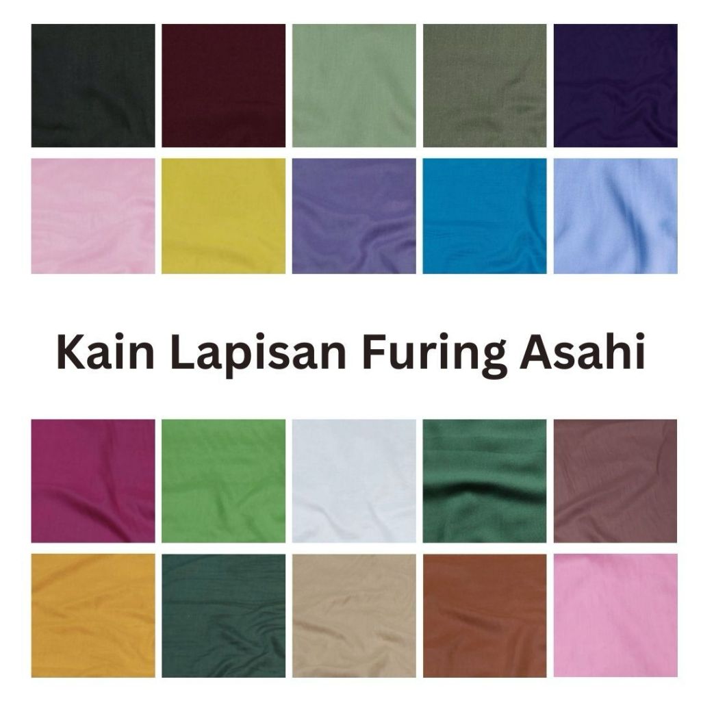Jual Kain Lapisan Furing Asahi Lebar 120 cm DIjual Panjang per 50 cm ...