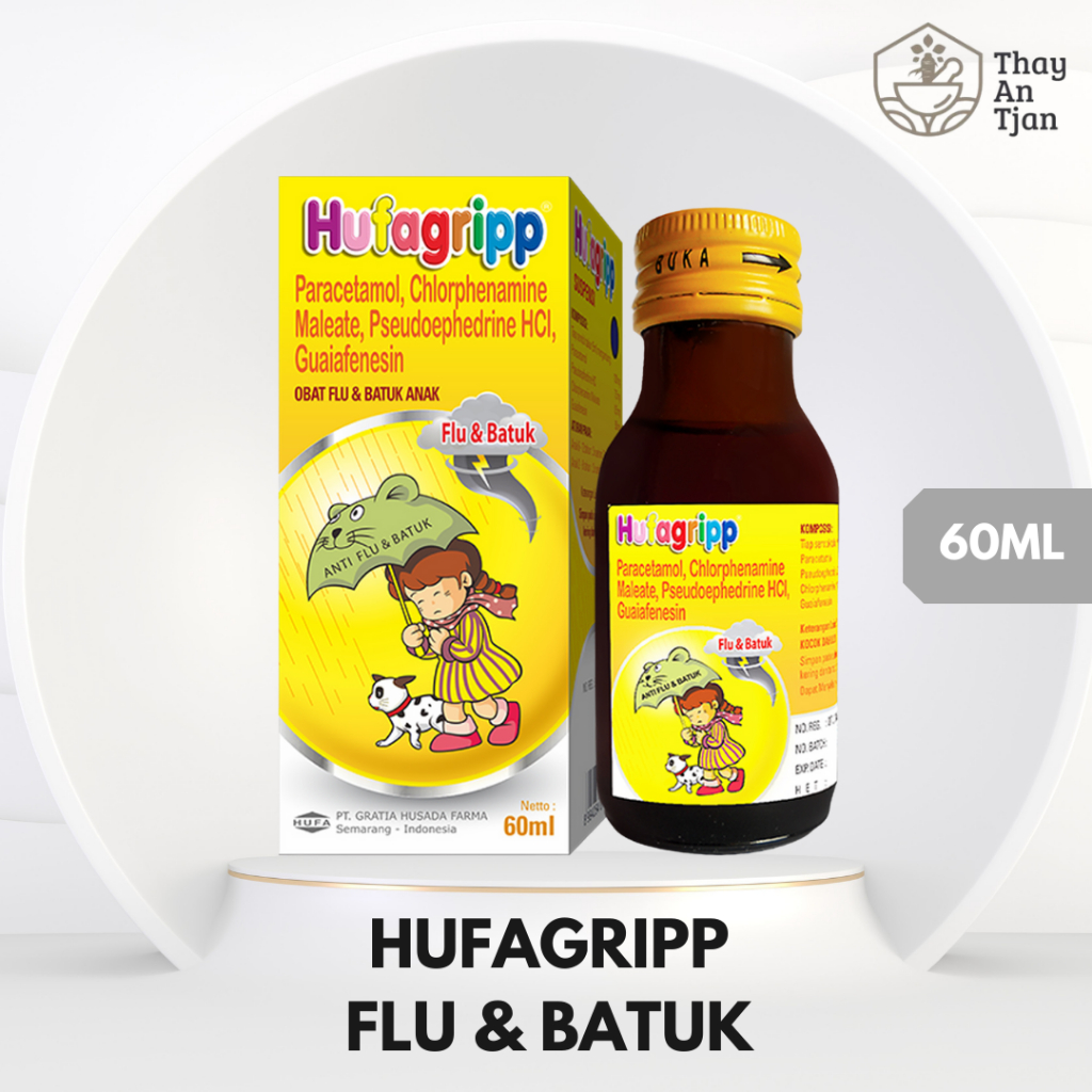 Jual HUFAGRIP FLU & BATUK 60ML | OBAT FLU DAN BATUK ANAK | OBAT DEMAM ...