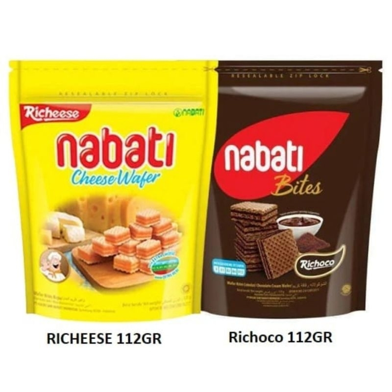Jual Nabati Bites 112gr Pouch Keju Coklat Resealable Zip Lock Camilan ...