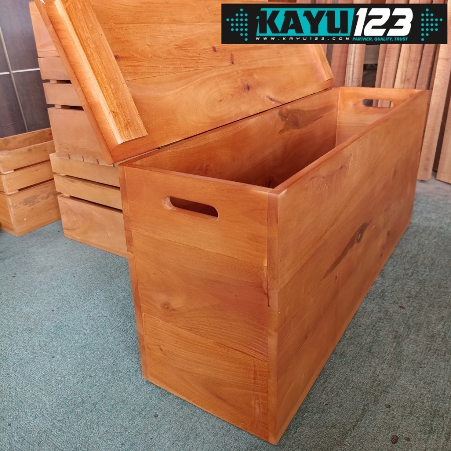 Jual Wooden Crate 15x55x80 cm Kotak Kayu Box Kayu Peti Kayu Tempat ...