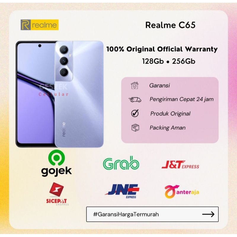 Jual Realme C65 8/256 - Garansi RESMI | Shopee Indonesia