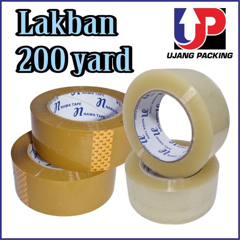 Jual LAKBAN BENING/LAKBAN COKLAT 200 YARD (6PCS) | Shopee Indonesia