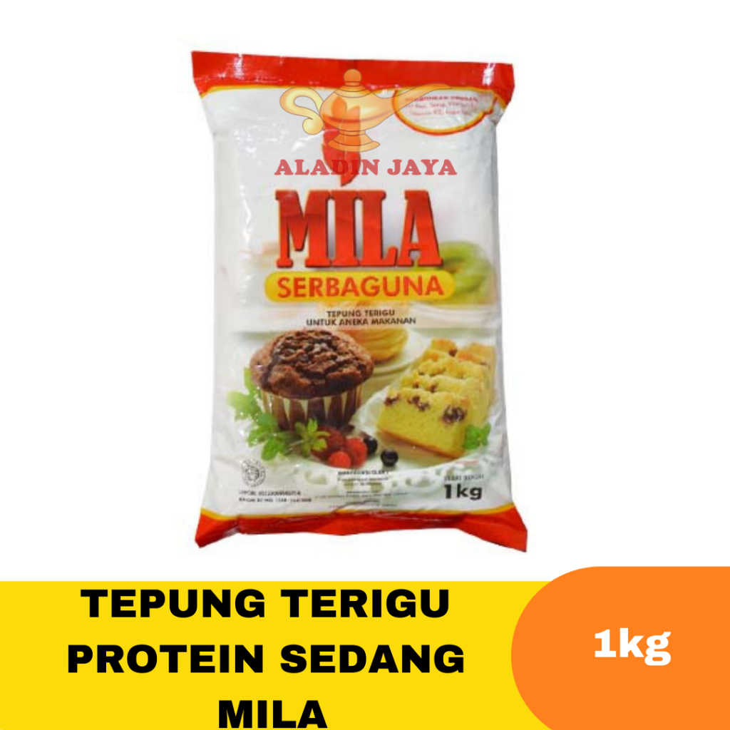 Jual TEPUNG TERIGU PROTEIN SEDANG MILA 1 KG | Shopee Indonesia