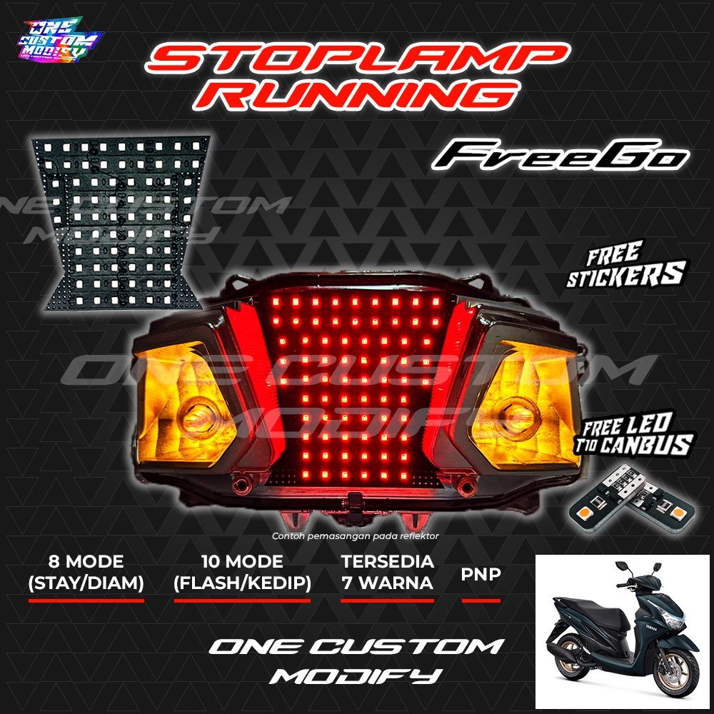 Jual STOPLAMP RUNNING FREEGO GEN 1 LAMPU LED REM BELAKANG VARIASI MOTOR ...