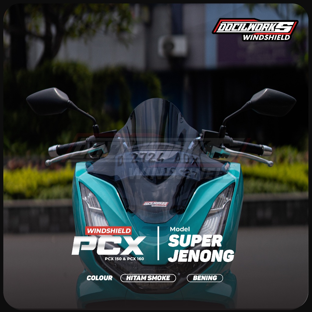 Jual Docilworks - Visor Windshield Super Jenong PCX160 | Shopee Indonesia