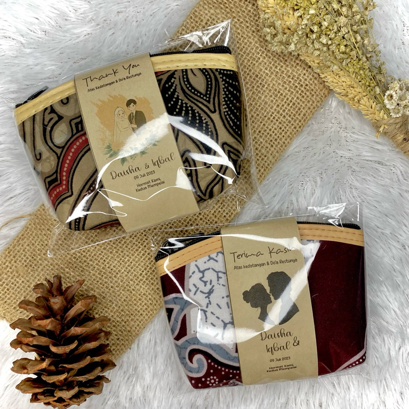 Jual (ISI 100 PCS) Souvenir Dompet Koin Batik khas Jogja Uk. 11 × 8 cm | Shopee Indonesia