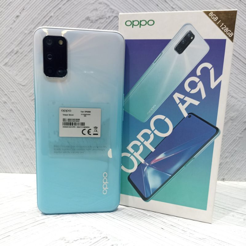 Jual Oppo A92 8/128 6/128 GB Handphone Second Bekas Fullset | Shopee ...