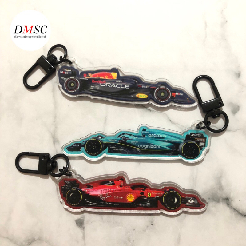 Jual Formula 1 car premium keychain 2 sisi | Shopee Indonesia