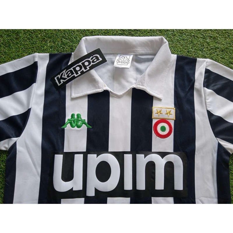 Jual Jersey Bola Retro Vintage Classic Juventus Home 91/92 | Shopee ...
