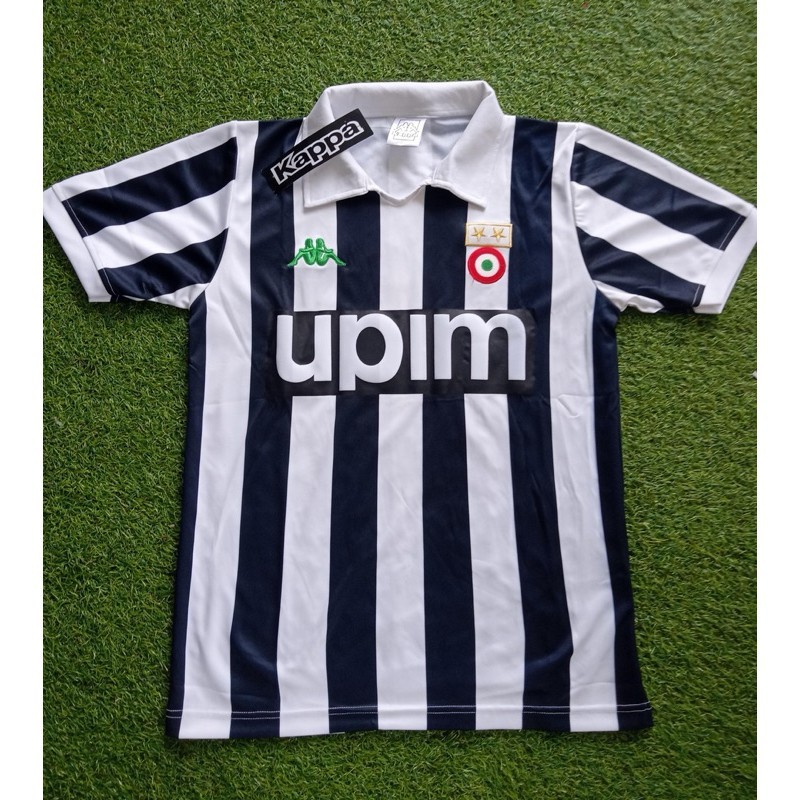 Jual Jersey Bola Retro Vintage Classic Juventus Home 91/92 | Shopee ...