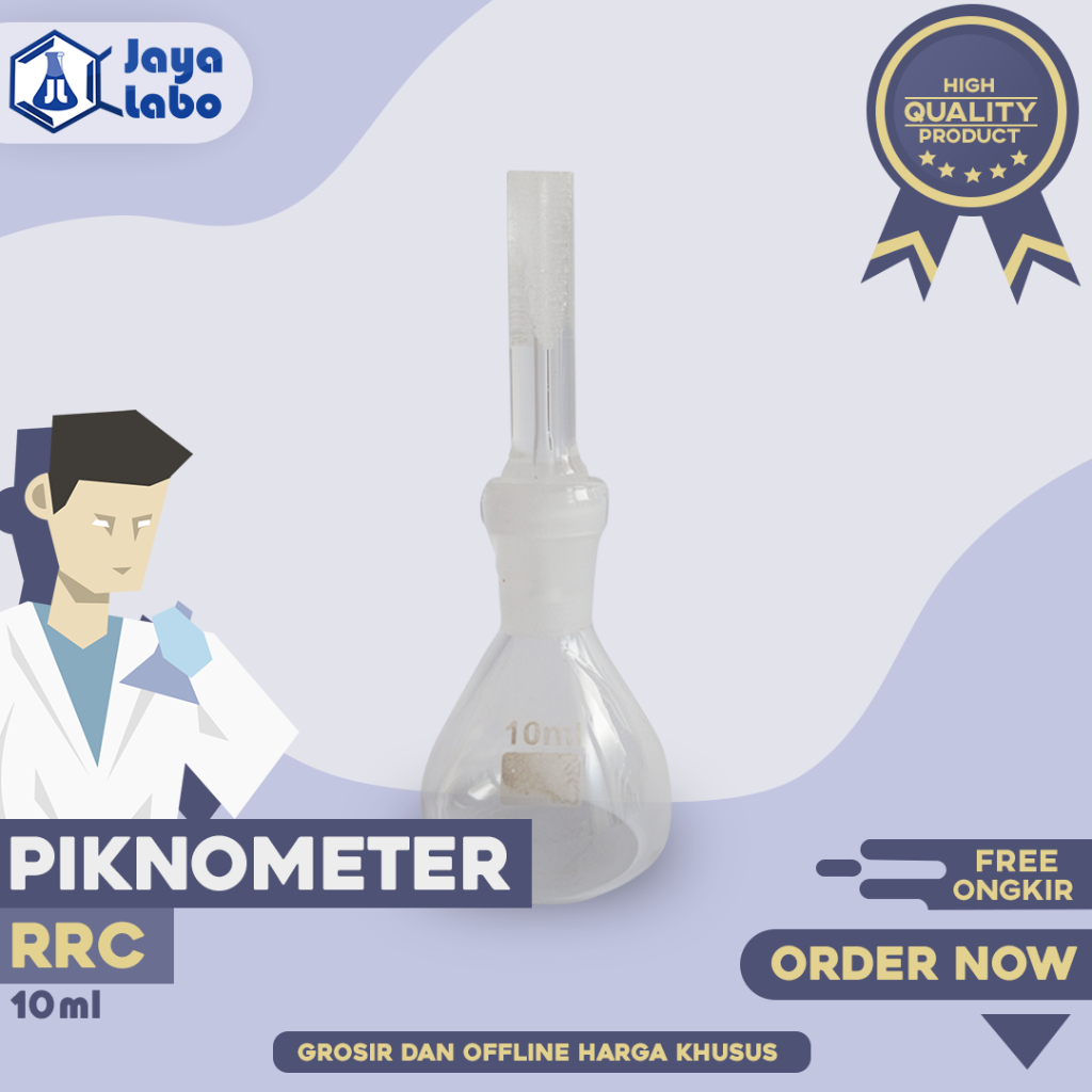 Jual Pycnometer / Piknometer RRC Vol. 10 ml | Shopee Indonesia
