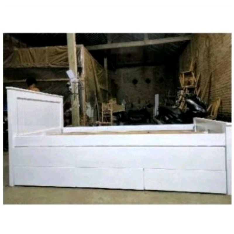 Jual dipan moden dipan doble bad minimalis terbaru plus laci(fabrian ...