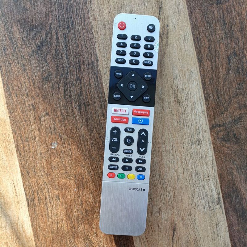 Jual remote smart TV COOCAA silver kode CH-COCA.S langsung pakai ...